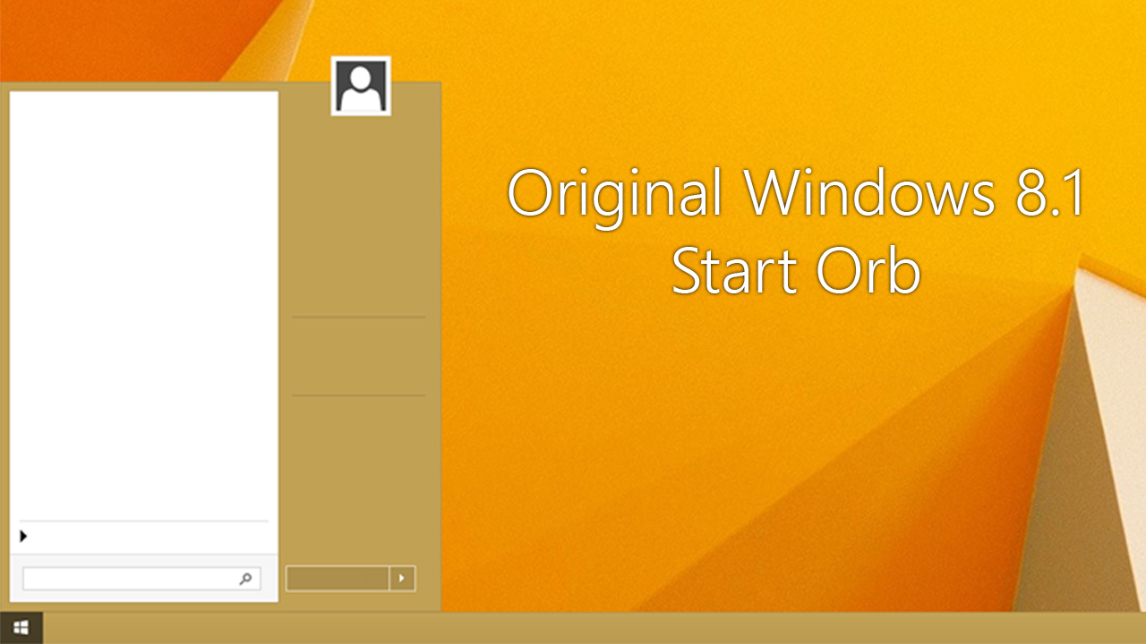 ORIGINAL WINDOWS 8.1 START ORB by GTAGAME on DeviantArt