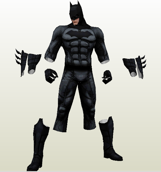 Batman papercraft pepakura by AdrianoMilanesi on DeviantArt