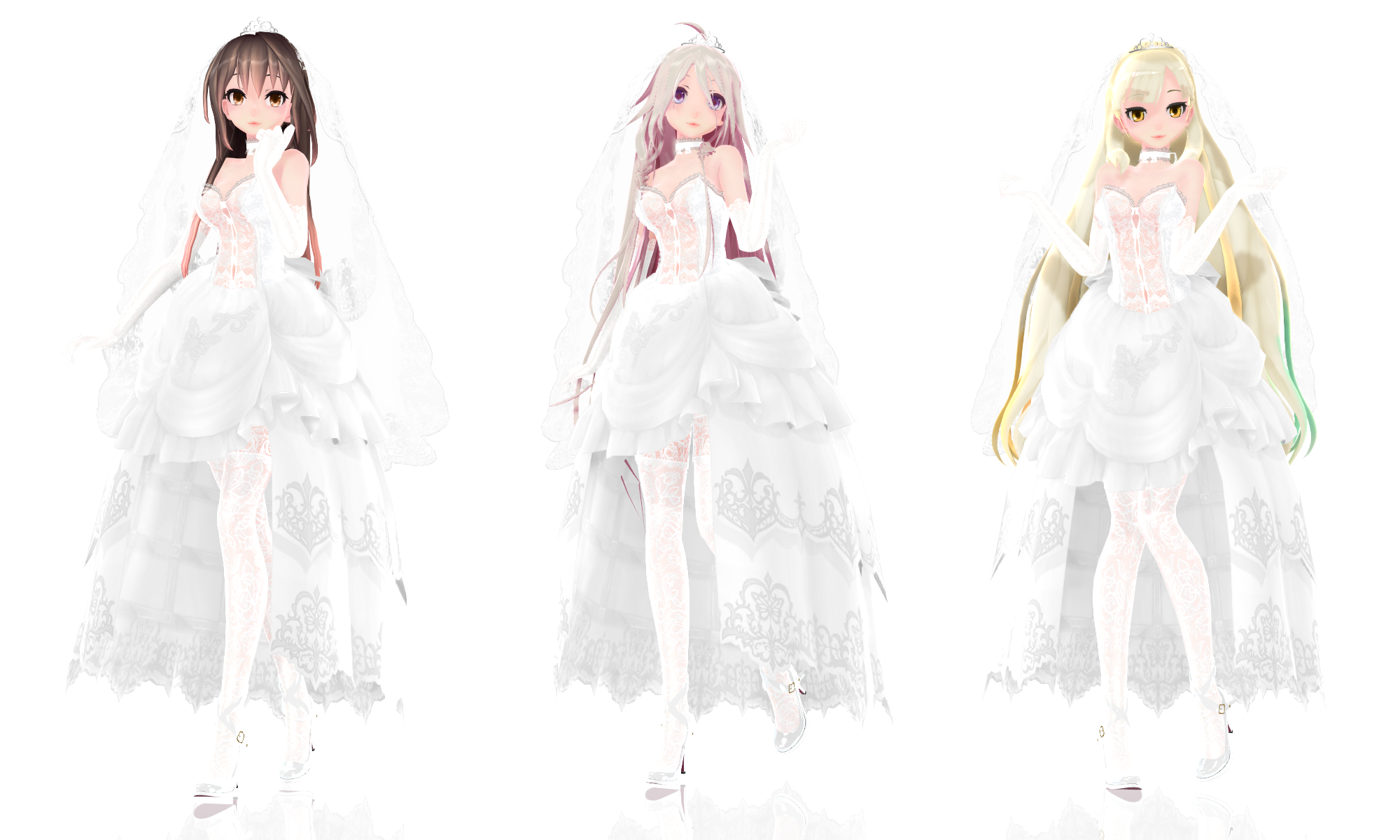 TDA Bride Models {DL} by HarukaSakurai on DeviantArt