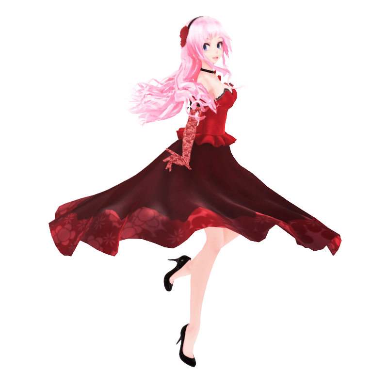 TDA Red Rose Luka Update by HarukaSakurai on DeviantArt