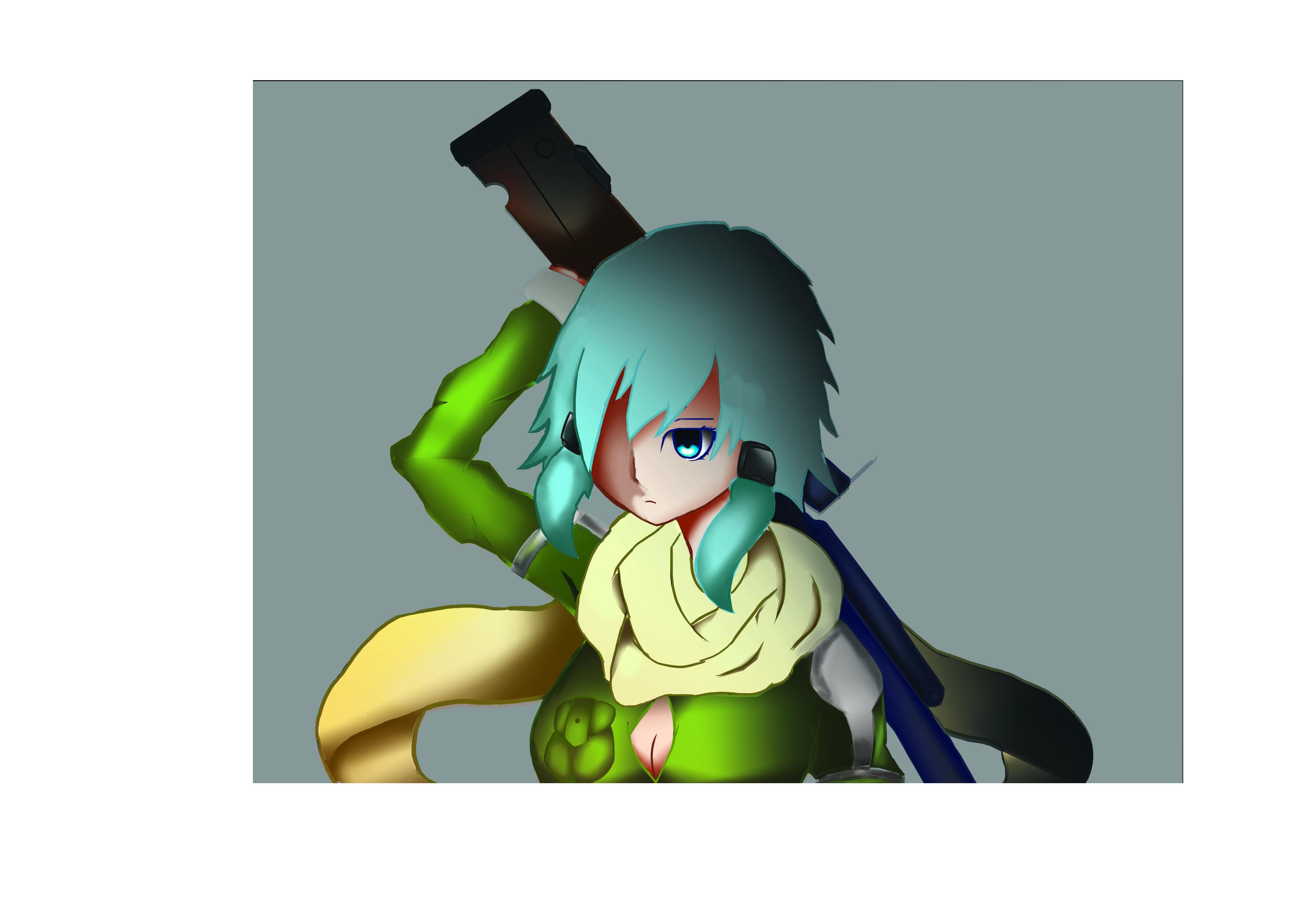 Sinon from SAO by KollizionssDraws on DeviantArt