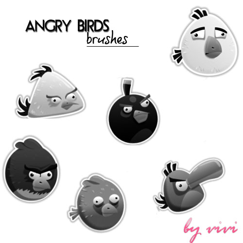 angry birds brushes by chocoholic01 on DeviantArt
