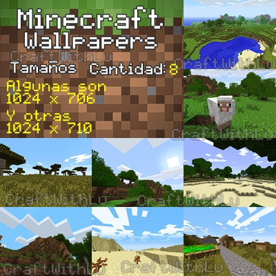 Pack de Wallpapers de Minecraft by CraftWithLu on DeviantArt