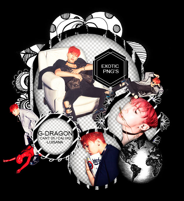 Pack Png 1442 // G-Dragon by ExoticPngs on DeviantArt