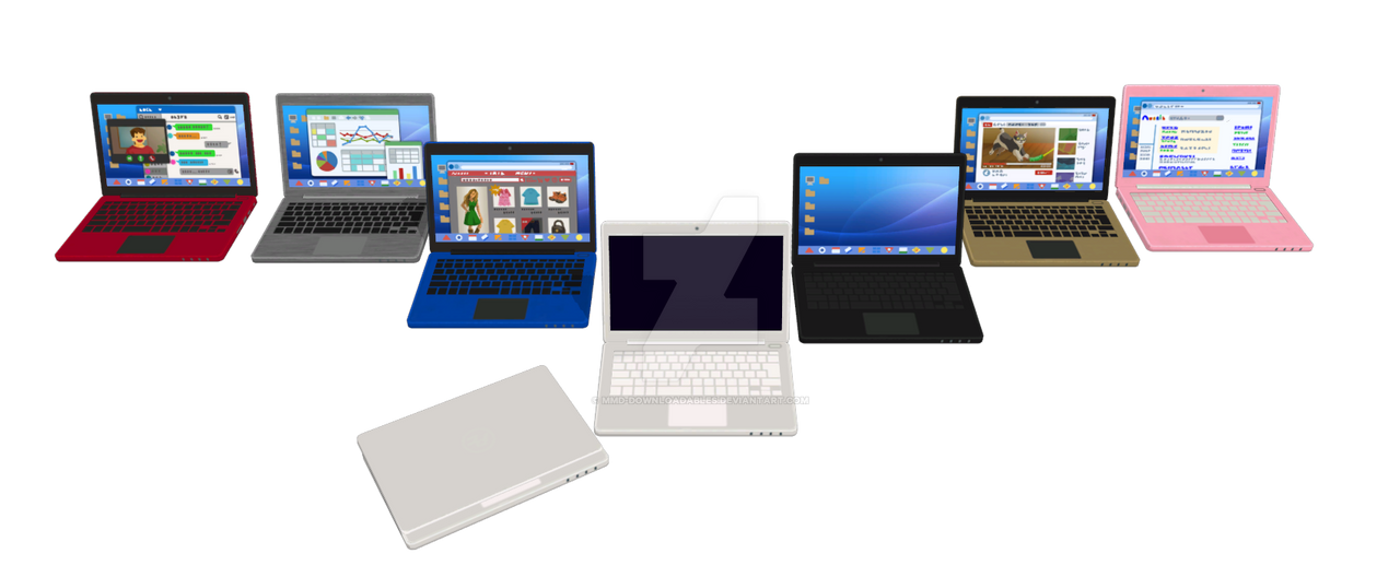 MMD ACNH laptops DL by MMD-Downloadables on DeviantArt