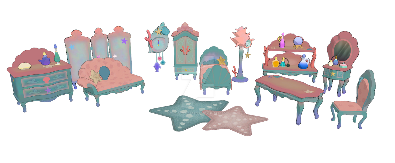 MMD ACNH Mermaid series set DL by MMD-Downloadables on DeviantArt