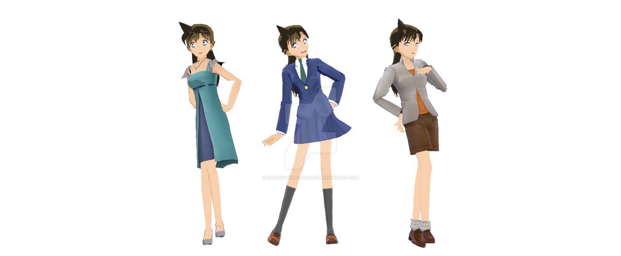 MMD Case Closed/detective Conan: Ran Mouri DL by MMD-Downloadables on ...