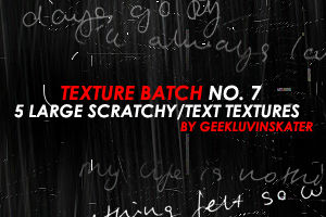 Scratcy Text Textures by geekluvinskater on DeviantArt