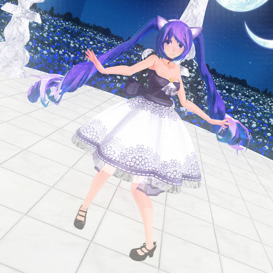 MMD Moonlight Miku (+DL) by Cyxn on DeviantArt