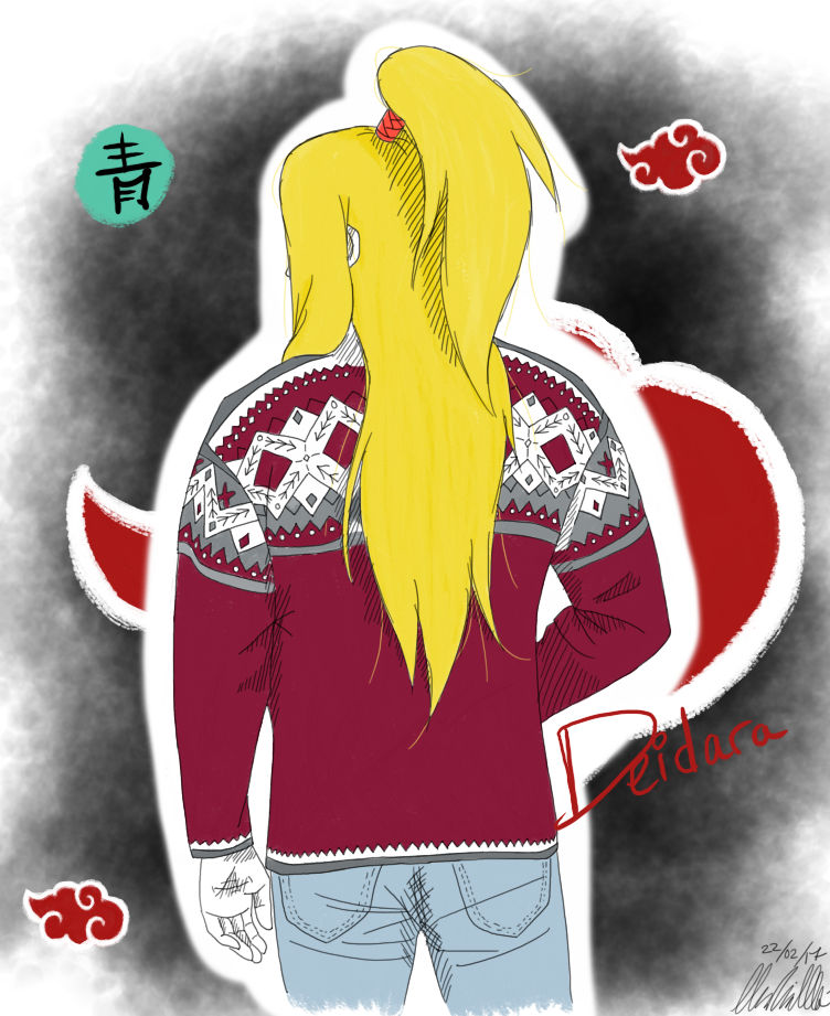 Deidara Arctic Circle (sweater) by SeikoIshida12 on DeviantArt