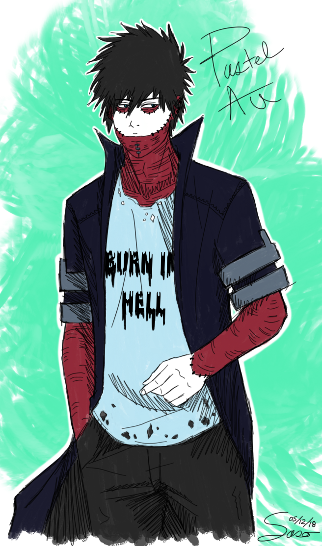Dabi Pastel au by SeikoIshida12 on DeviantArt