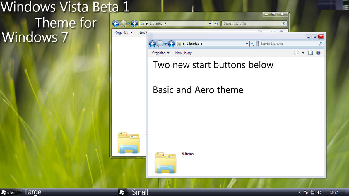 Windows Vista Beta 1 Theme for Windows 7 by CheezeyGaming on DeviantArt