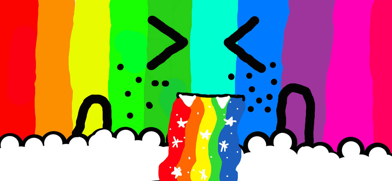 rainbow puke by NoniEspresso on DeviantArt