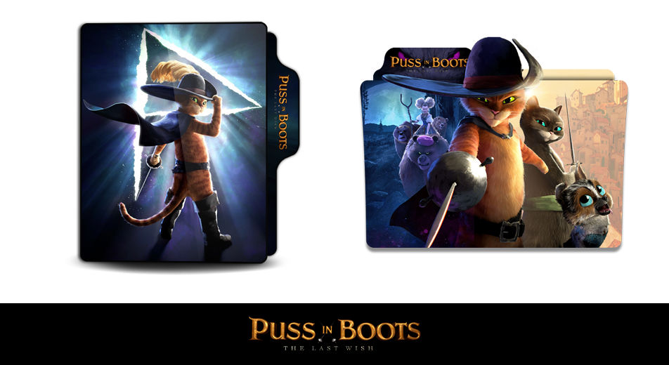 Puss in Boots The Last Wish Folder icons by mstrange221b on DeviantArt