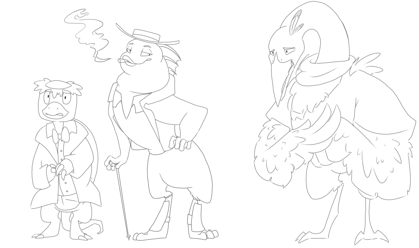 Western Cryptids Townsfolk by Baylard on DeviantArt