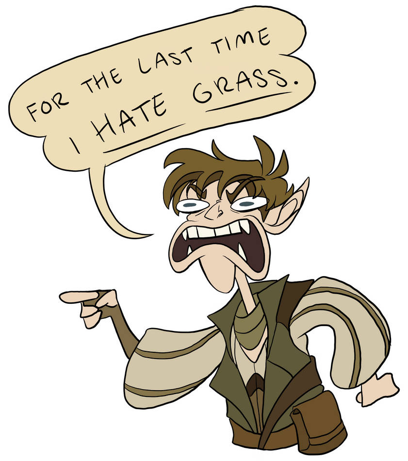 Guy Hates Grass by Baylard on DeviantArt