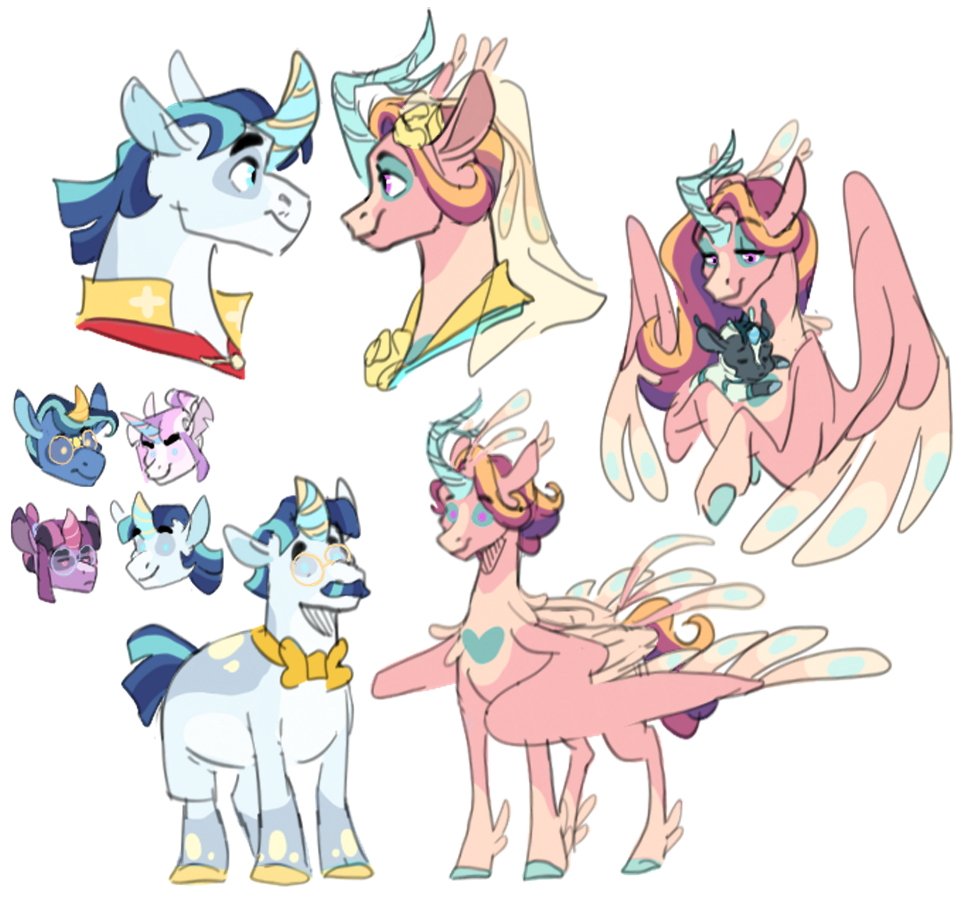 Shining Armor and Cadence by Baylard on DeviantArt