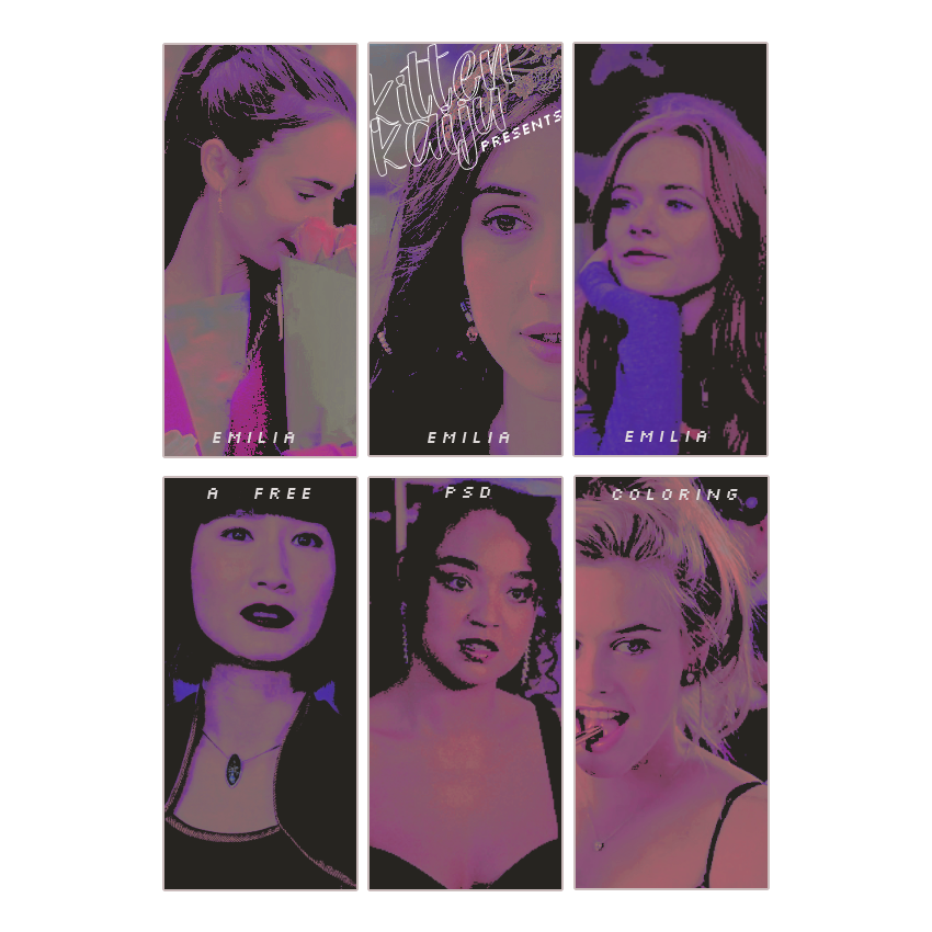 emilia. / freebie psd coloring. by kittenkaiju on DeviantArt