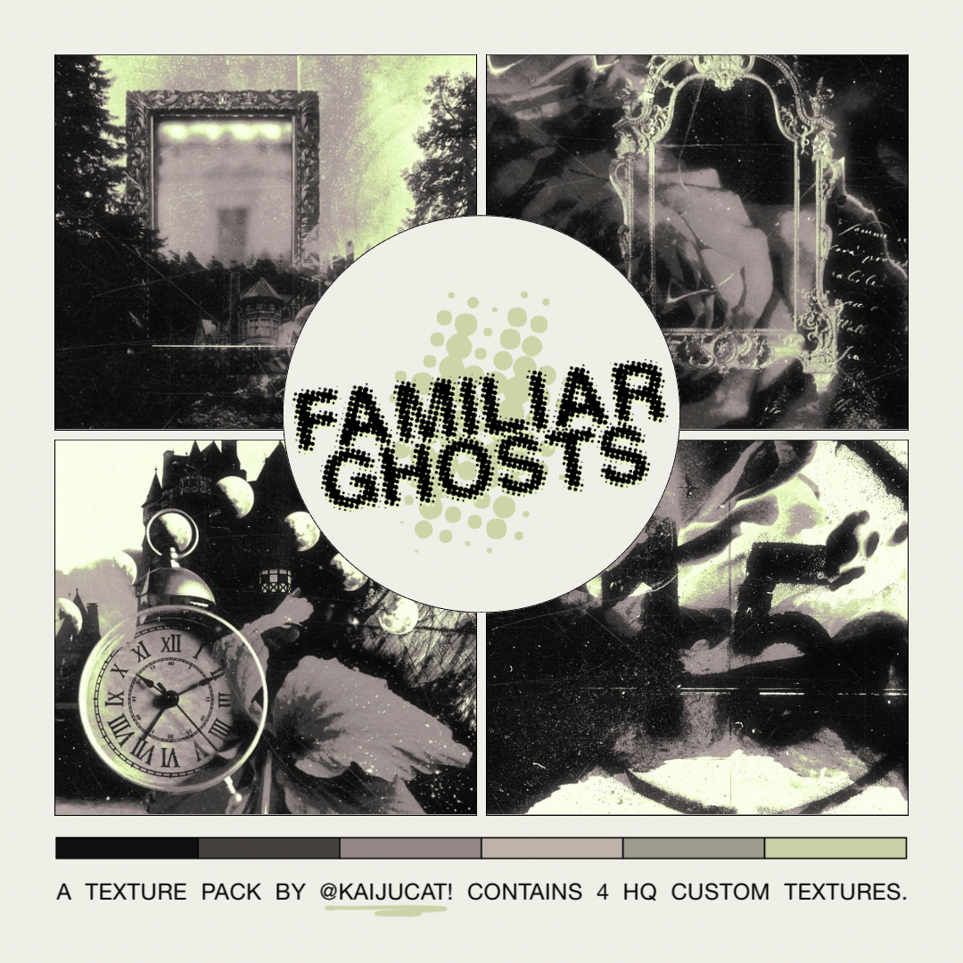familiar ghosts. / texture pack. by kittenkaiju on DeviantArt