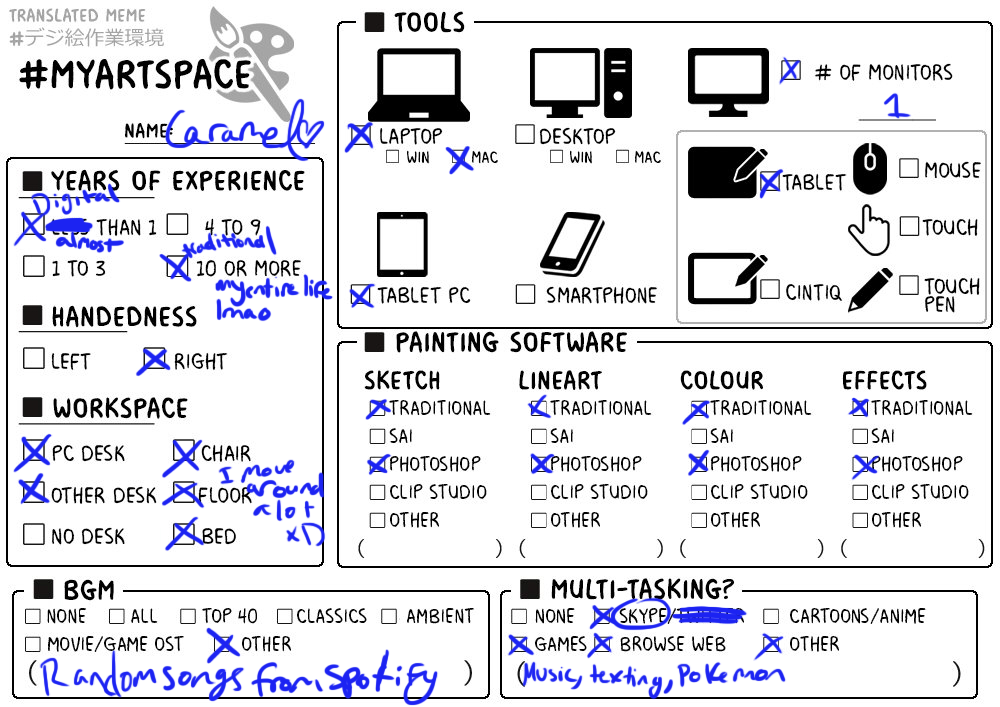 Workspace meme by CarameICat on DeviantArt