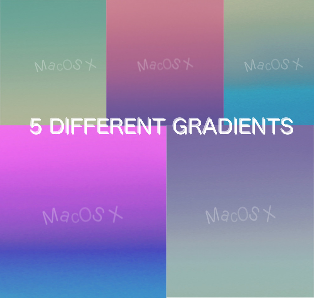 Mac OSX Gradients by skelepumpkin on DeviantArt