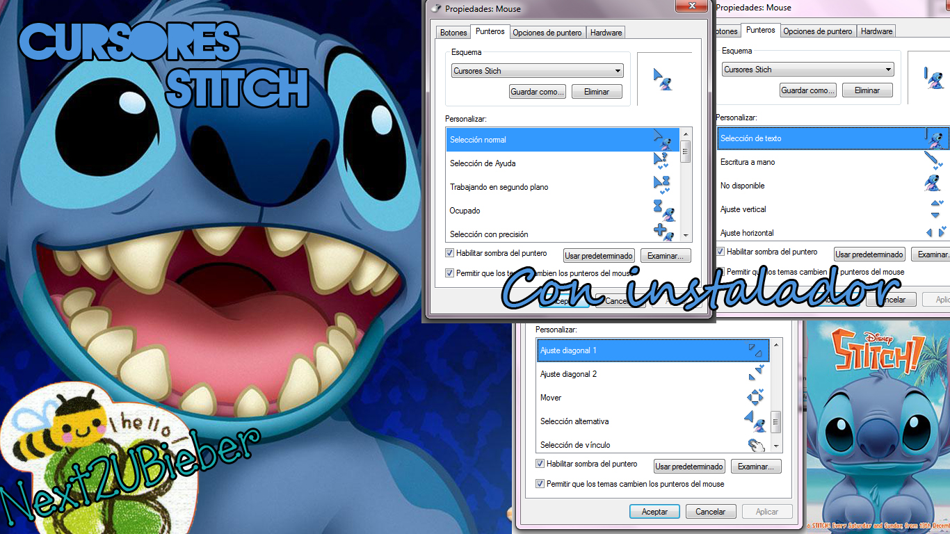 Cursores Stitch by Next2UBieber on DeviantArt