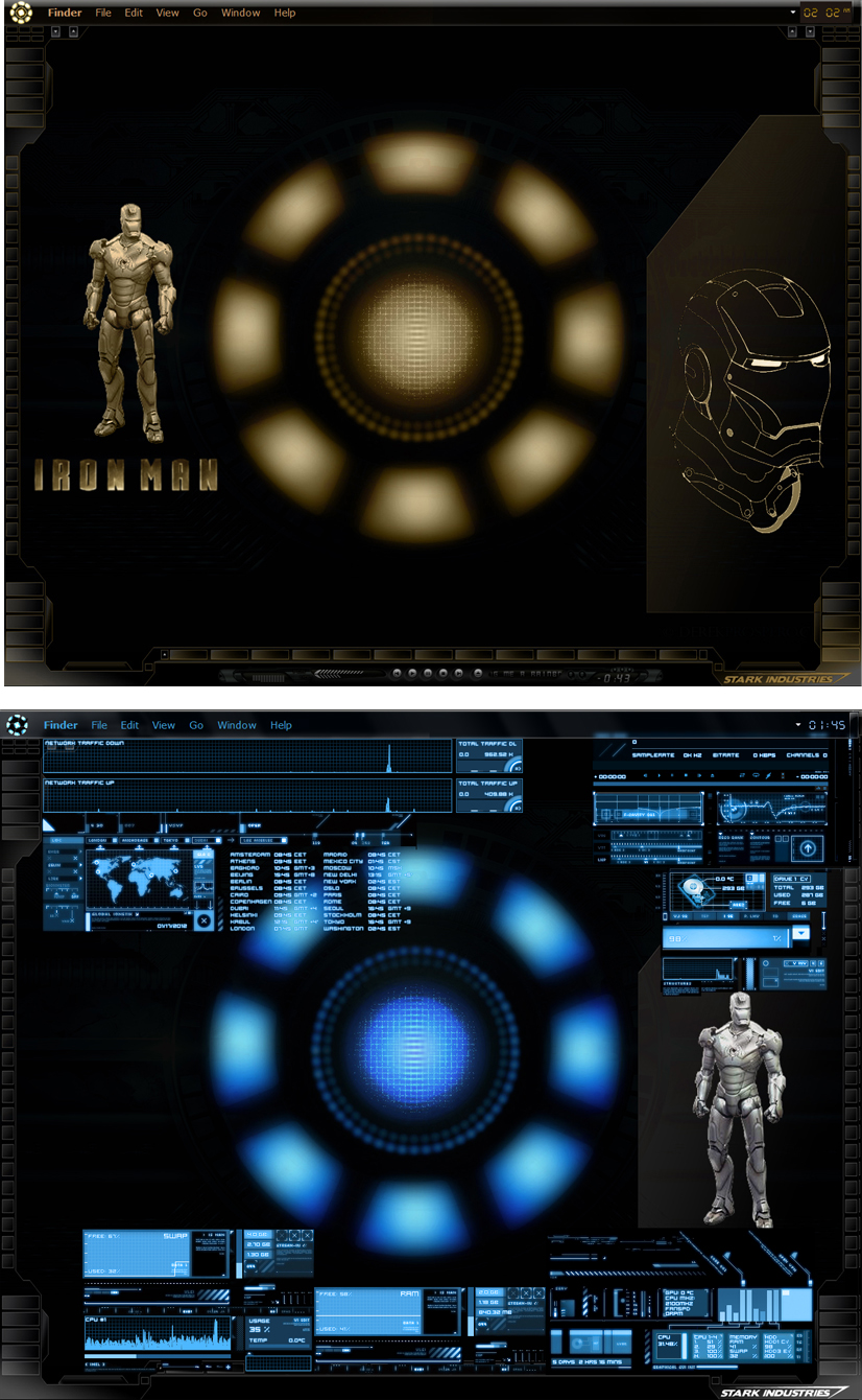 Iron Man Jarvis Theme For Windows 7