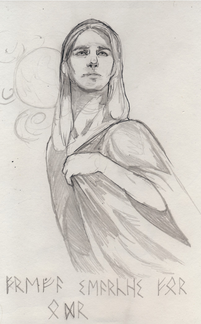 freya doodle by deWitteillustration on DeviantArt