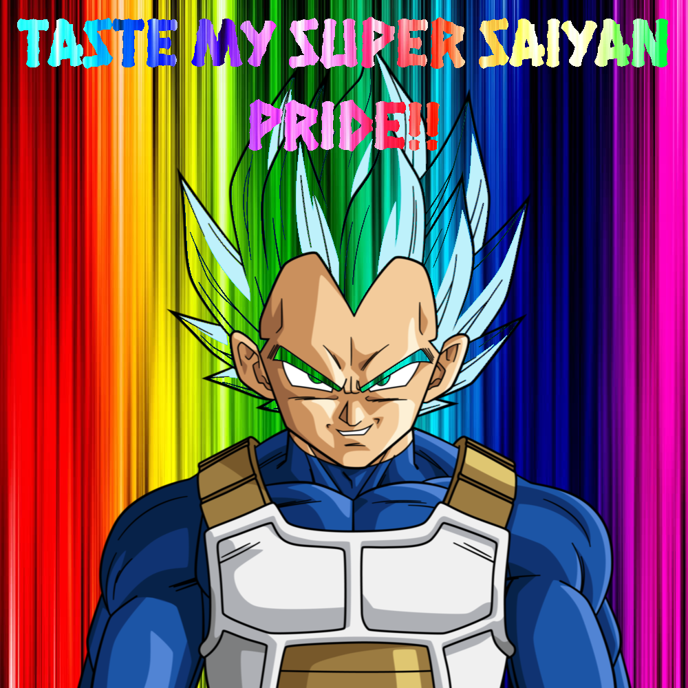 vegeta's pride month by MEVVX on DeviantArt