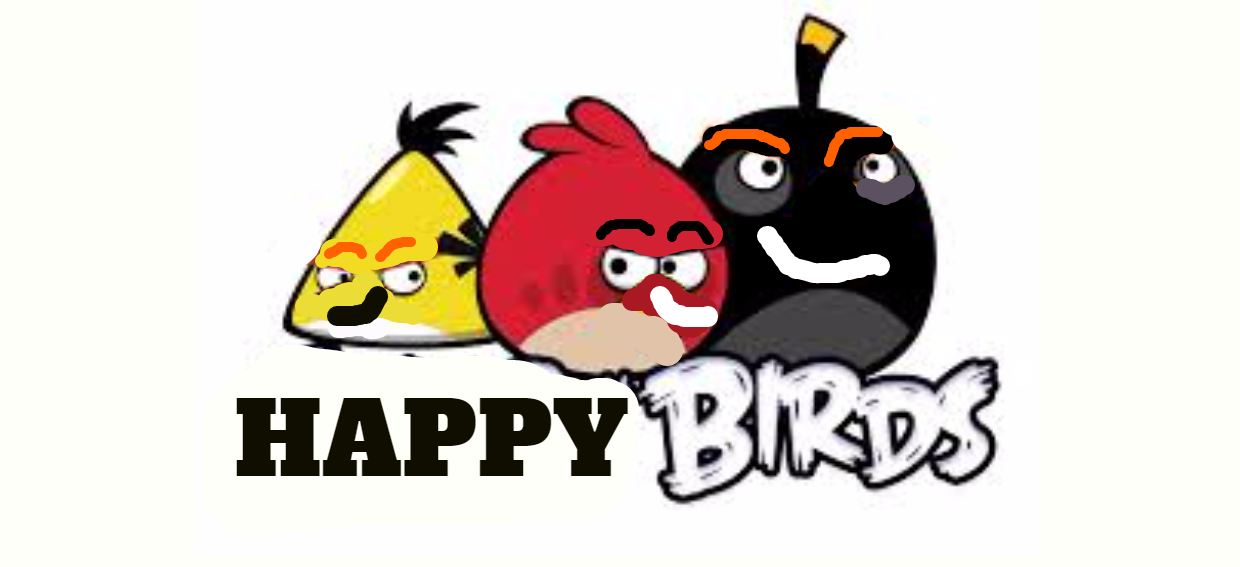Not-Angry Birds (Happy Birds) by RubyShapphire4765 on DeviantArt