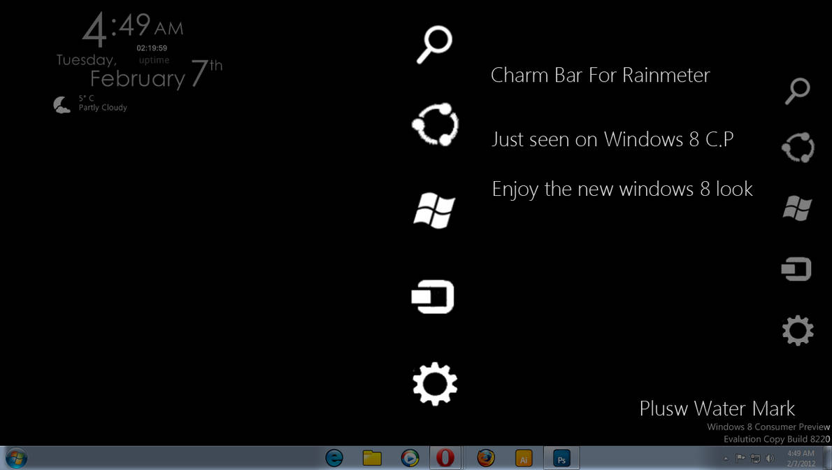 Windows 8 Consumer Preview for rainmeter by Faisalharoon on DeviantArt
