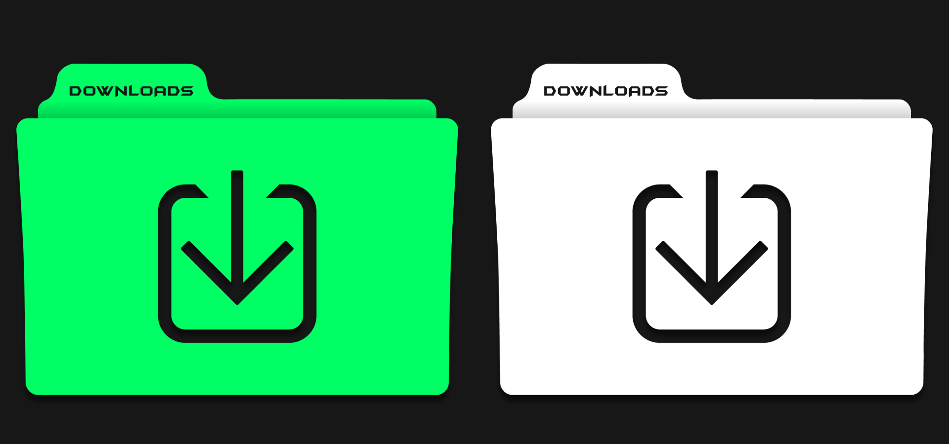Downloads Folder Icons by AndreJardim on DeviantArt