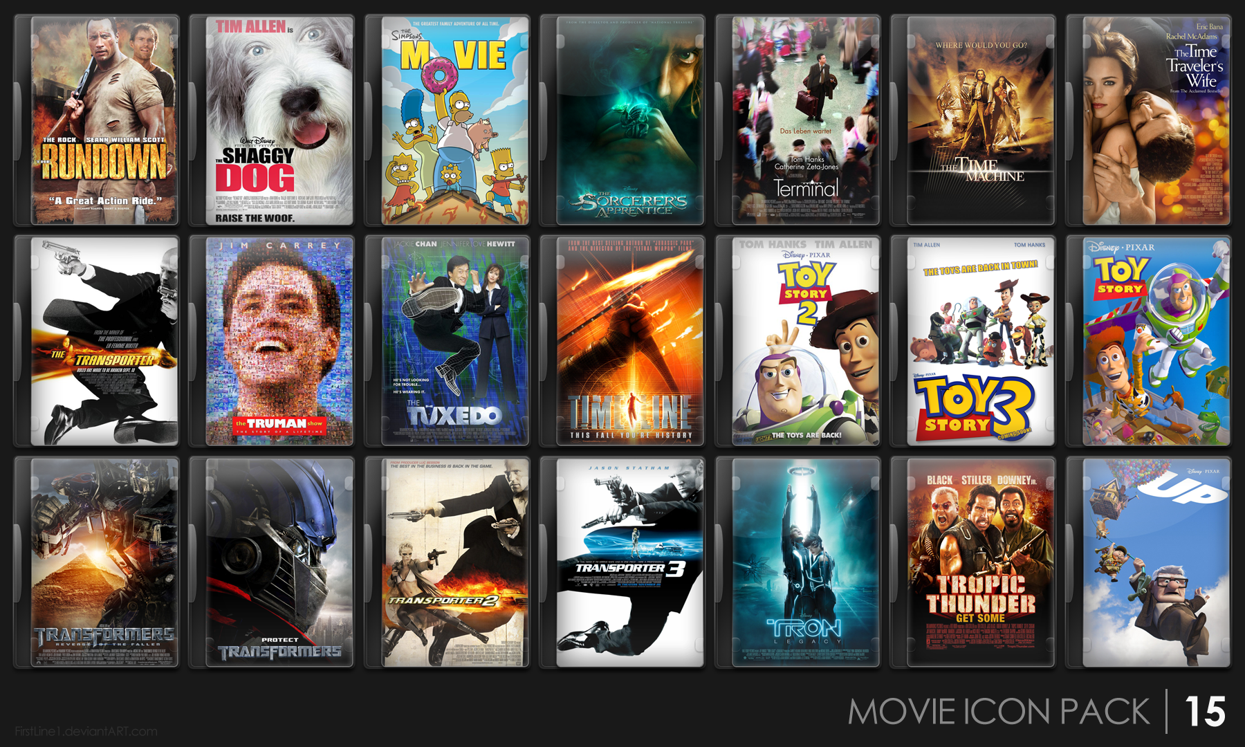 Movie Icon Pack 15 by FirstLine1 on DeviantArt