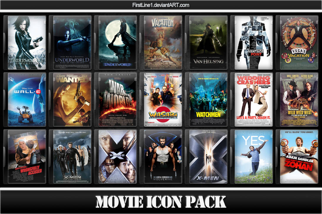 Movie Icon Pack 16 by FirstLine1 on DeviantArt