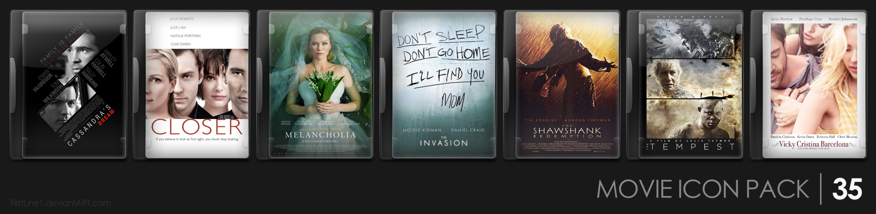 Movie Icon Pack 35 by FirstLine1 on DeviantArt