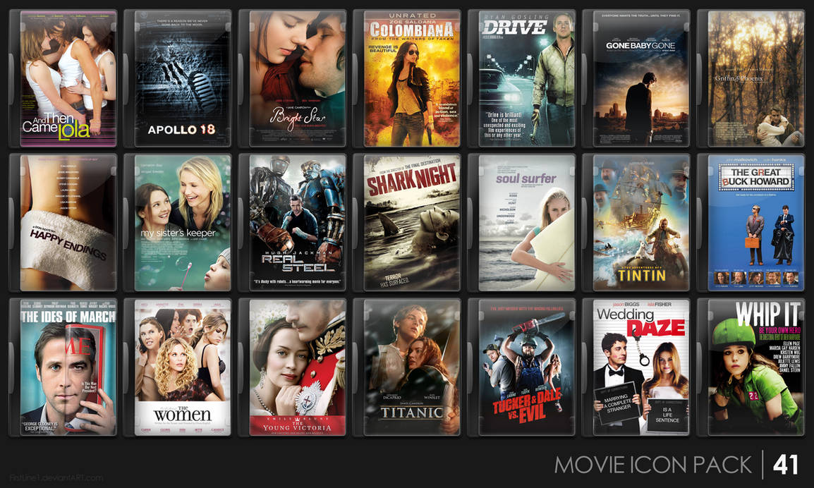 Movie Icon Pack 41 by FirstLine1 on DeviantArt