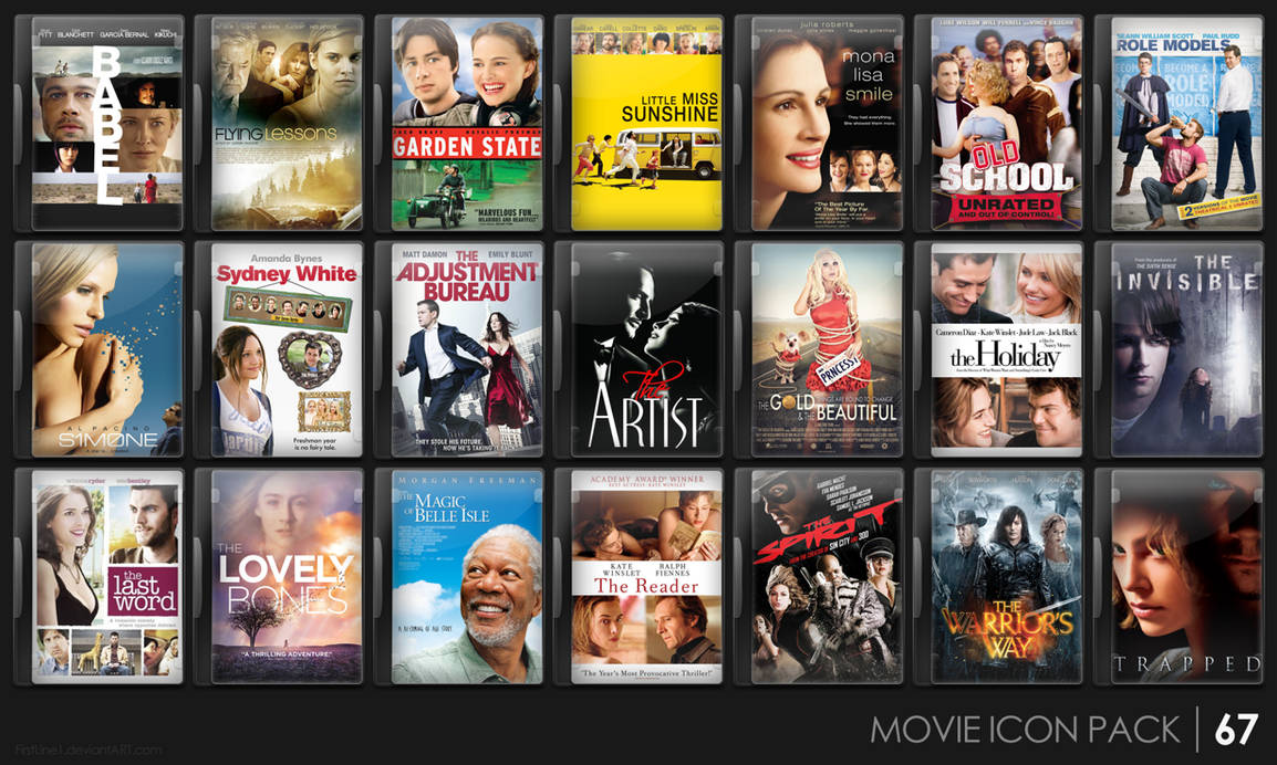 Movie Icon Pack 67 by FirstLine1 on DeviantArt