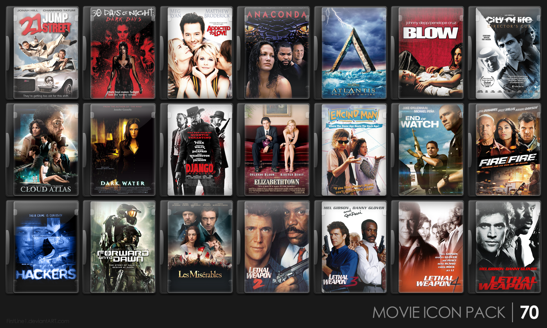 Movie Icon Pack 70 by FirstLine1 on DeviantArt