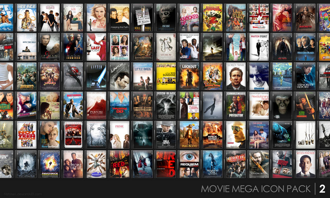Movie Mega Icon Pack 2 by FirstLine1 on DeviantArt