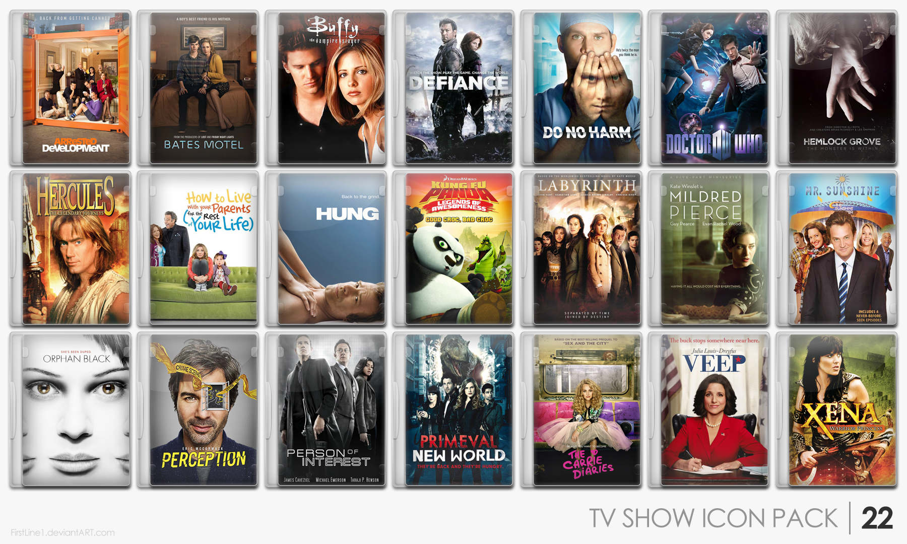 TV Show Icon Pack 22 by FirstLine1 on DeviantArt