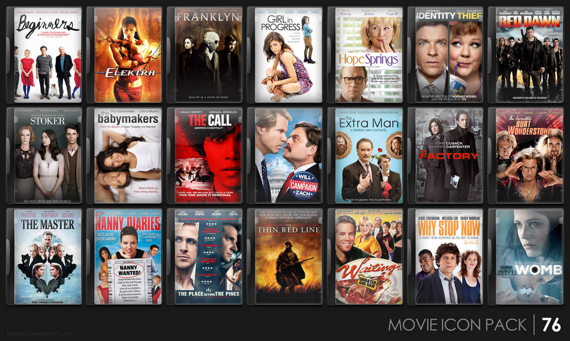 Movie Icon Pack 76 by FirstLine1 on DeviantArt
