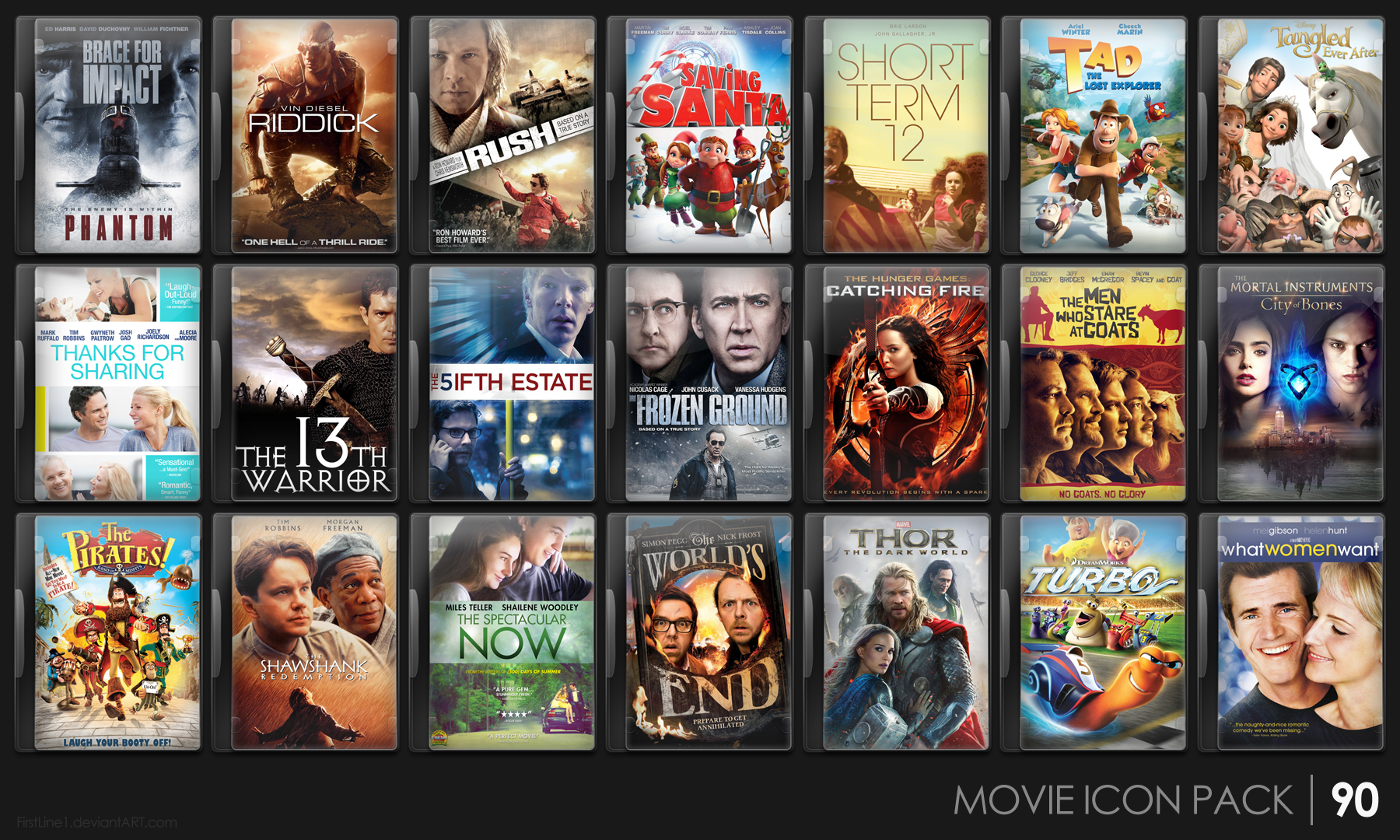 Movie Icon Pack 90 by FirstLine1 on DeviantArt
