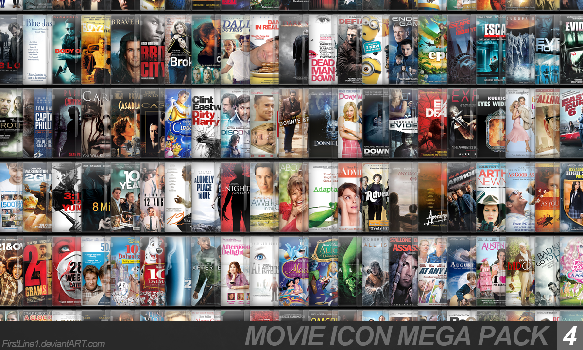 Movie Mega Icon Pack 4 by FirstLine1 on DeviantArt