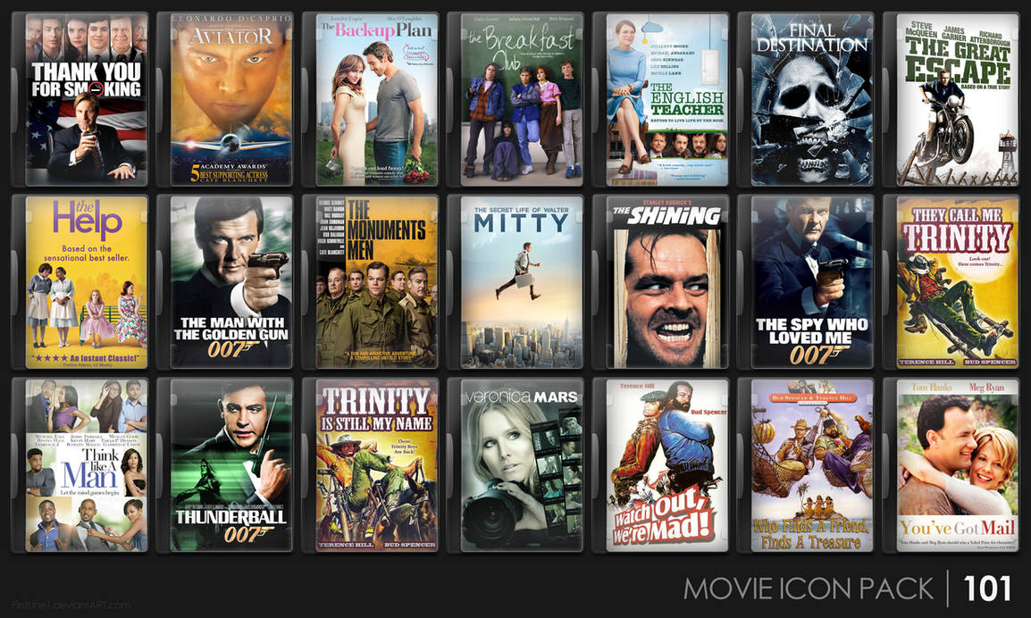Movie Icon Pack 101 by FirstLine1 on DeviantArt