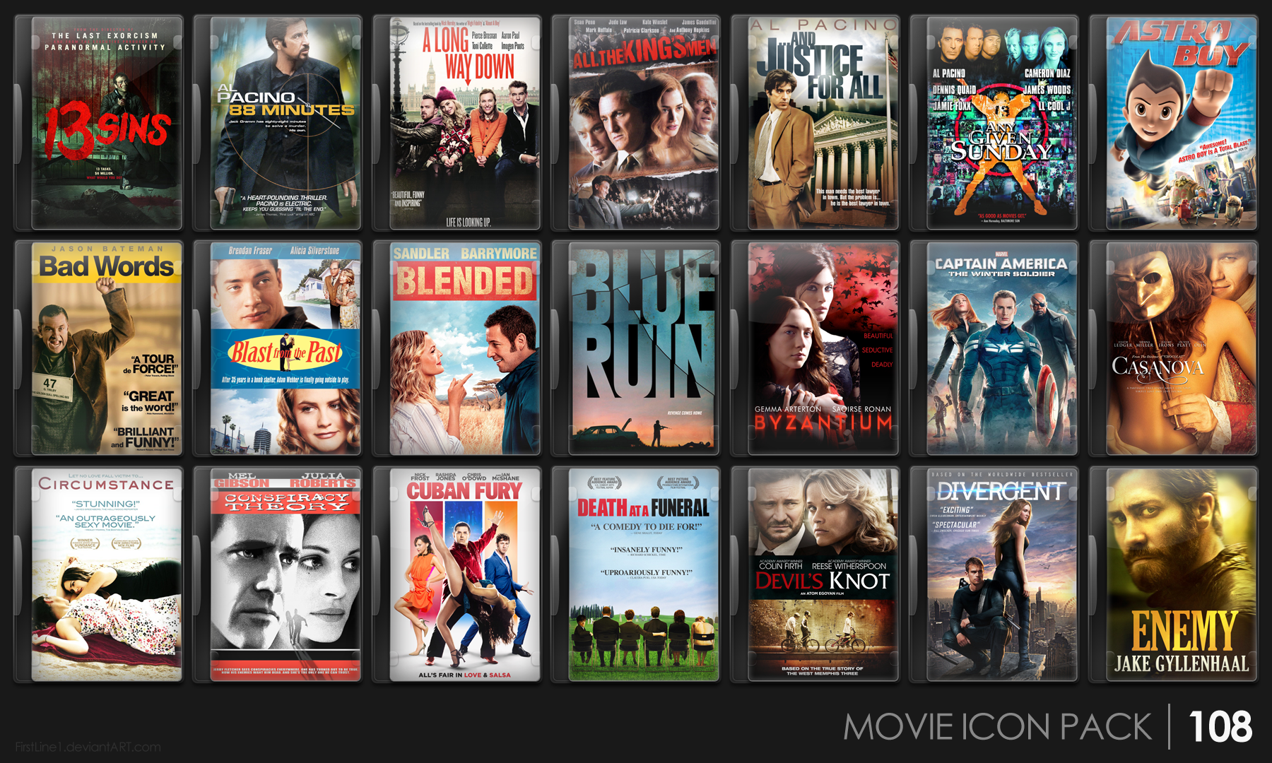 Movie Icon Pack 108 by FirstLine1 on DeviantArt