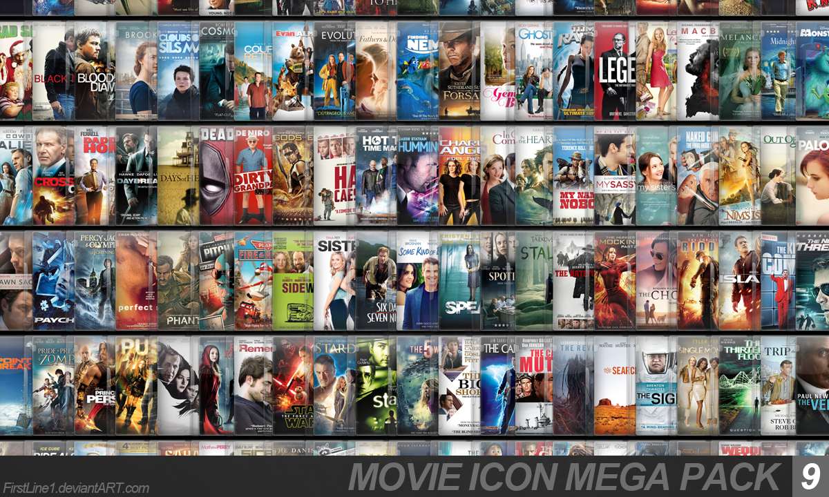 Movie Mega Icon Pack 9 by FirstLine1 on DeviantArt