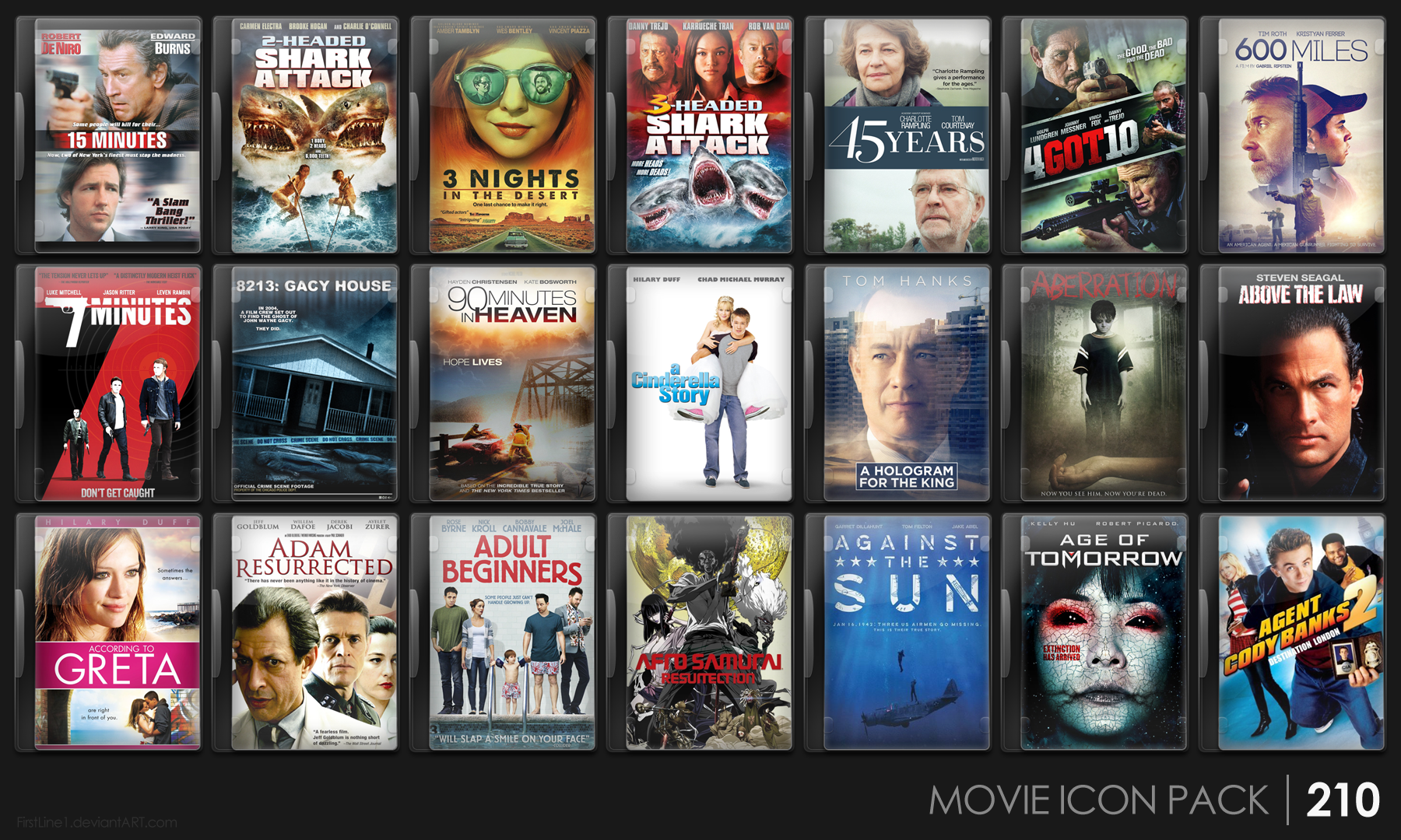 Movie Icon Pack 210 by FirstLine1 on DeviantArt
