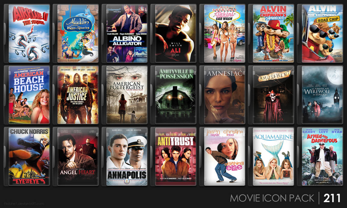 Movie Icon Pack 211 by FirstLine1 on DeviantArt