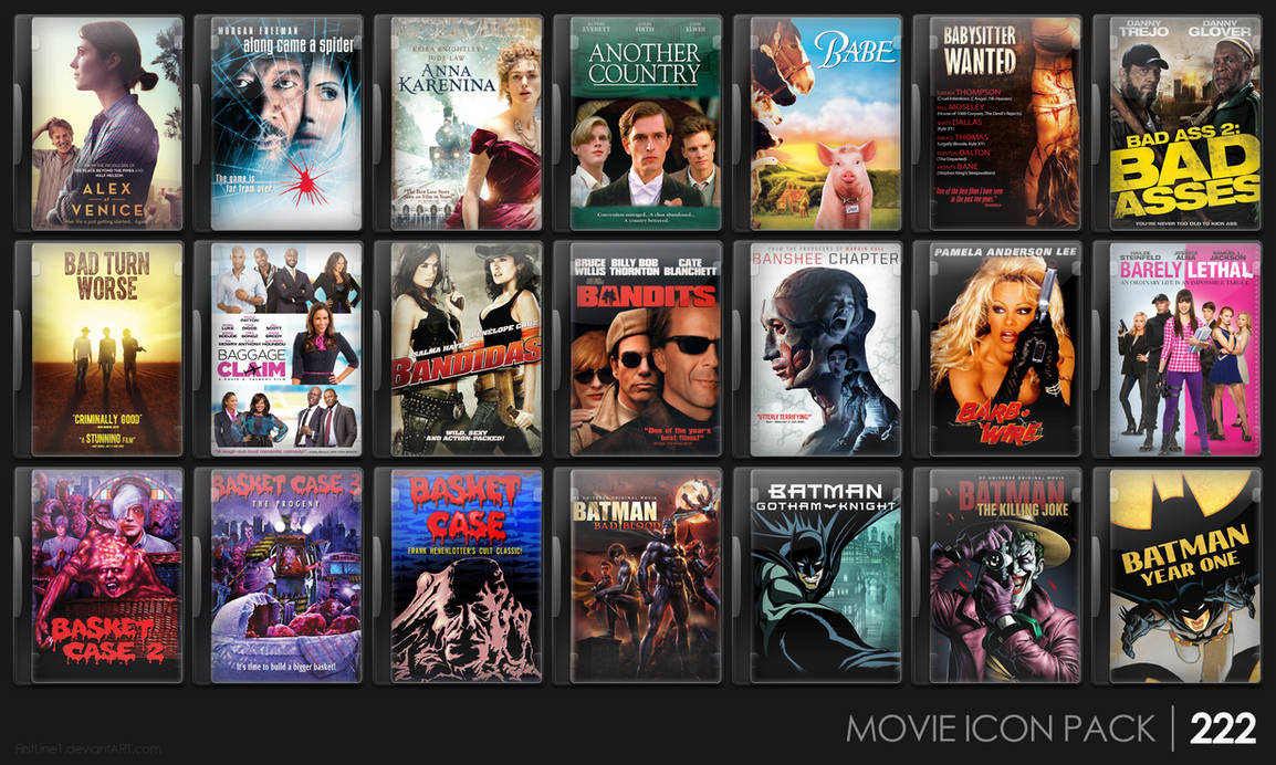 Movie Icon Pack 222 by FirstLine1 on DeviantArt