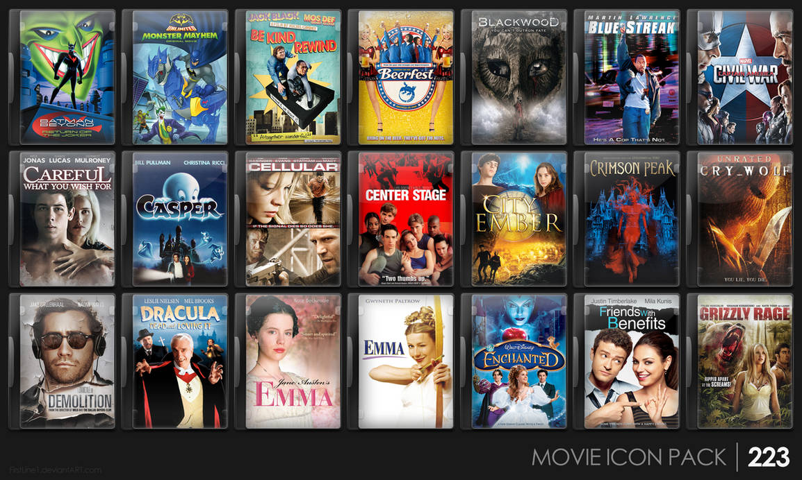 Movie Icon Pack 223 by FirstLine1 on DeviantArt